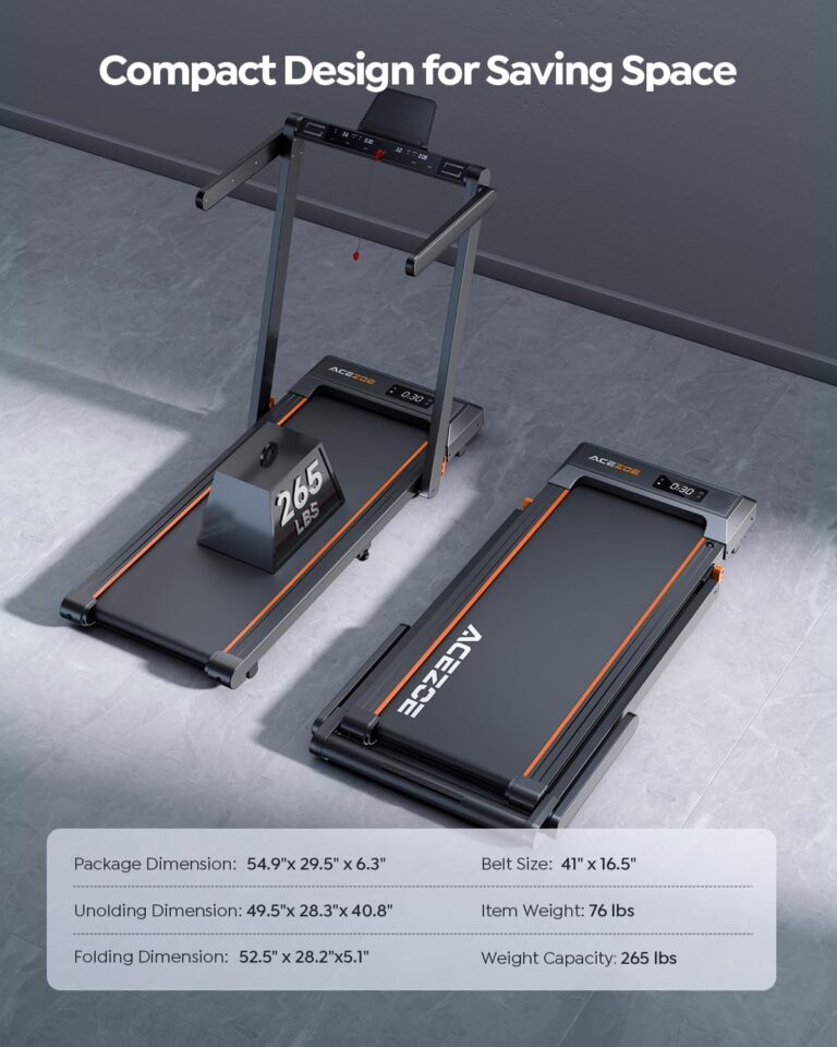 Acezoe Walking Pad Treadmills – Compact, Foldable, and Smart Fitness ...