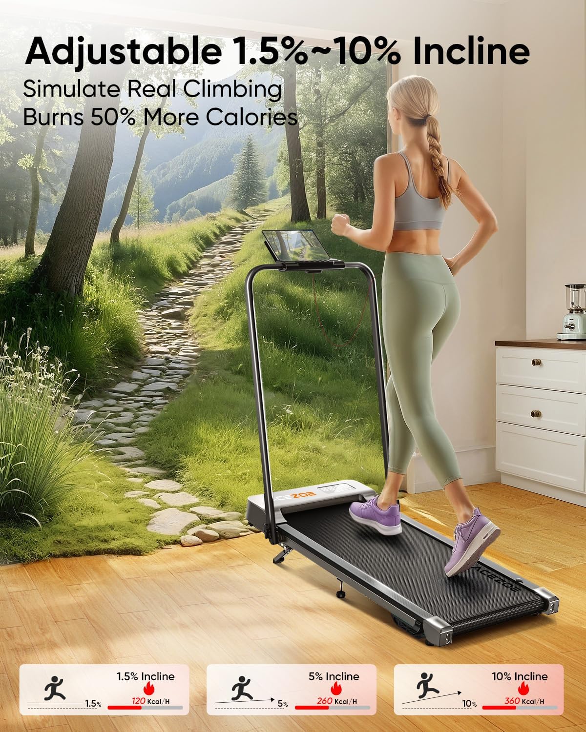 Acezoe Walking Pad Treadmills – Compact, Foldable, and Smart Fitness ...